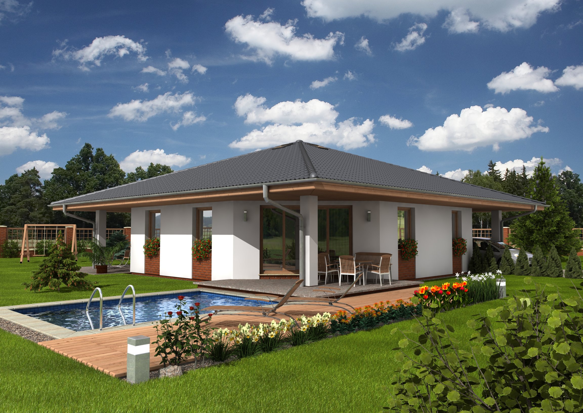 Nabídka přízemních rodinných domů | HOFFMANN spol. s r.o. Chrudim